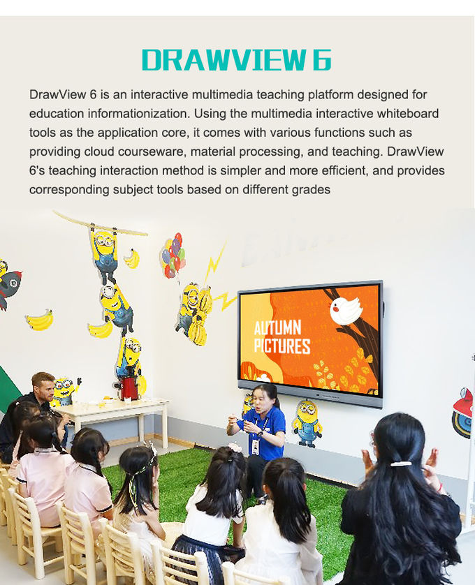 98 Inch Interactive Touch Screen TV 4K Ultra HD 3840x2160