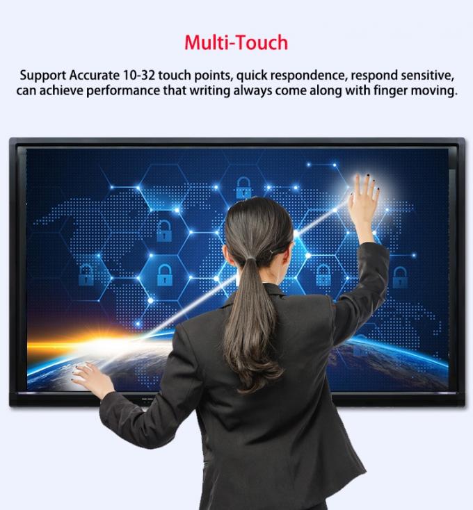 86 inch Mobile Interactive Whiteboard , CE Education Smart Board