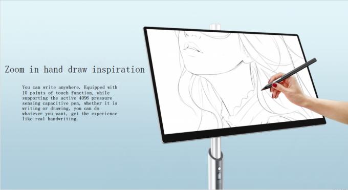 LCD Smart Board 32 Inch Movable Multi Touch Video Meeting Online Show ...