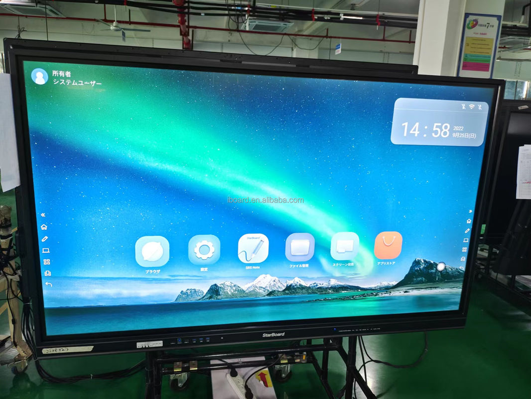Multi Touch Monitor IBoard Interactive Whiteboard Smart Panel Display ...