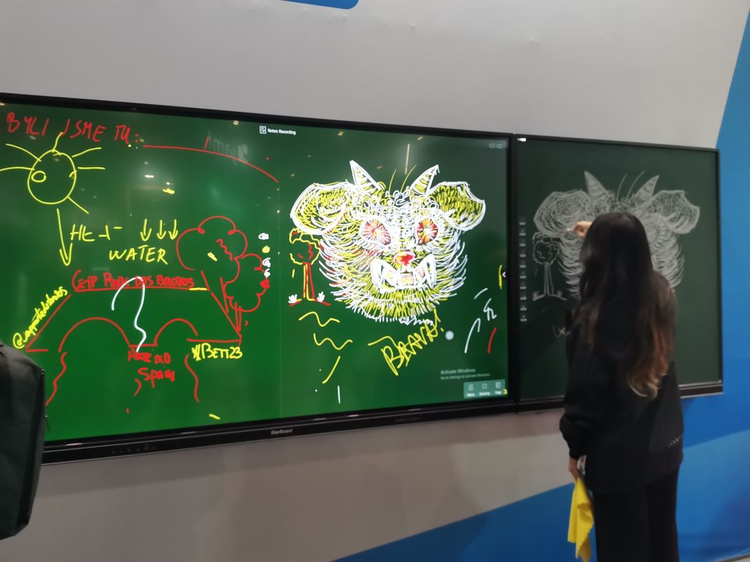 Big Size All In One Interactive Whiteboard Smart Recording Touch Boards ...