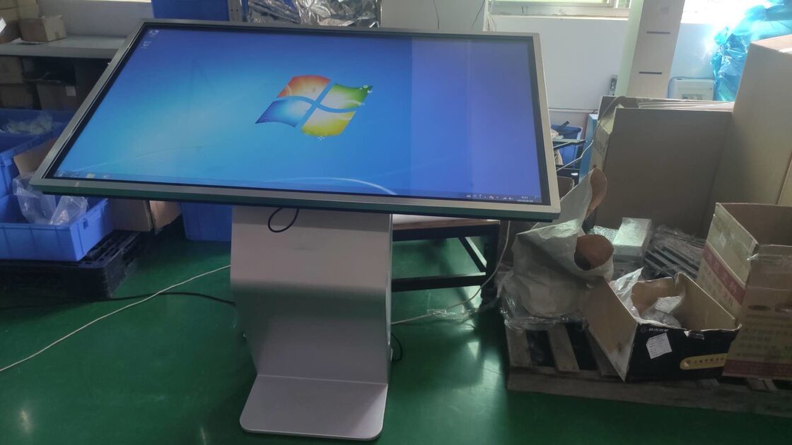 Floor Standing CE FCC LED 43inch Kiosk Display Interactive Touch ...