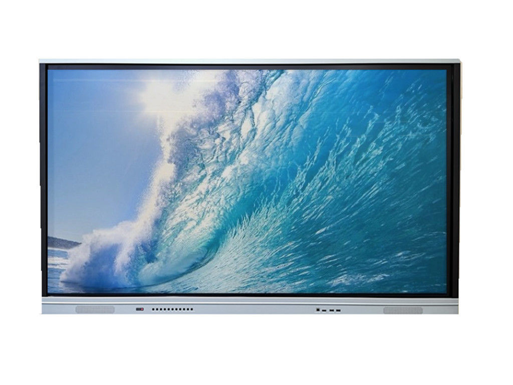 4K 55 65 75 86 98 Inch Interactive Flat Panel Interactive Whiteboard Smart Board For Teaching ...