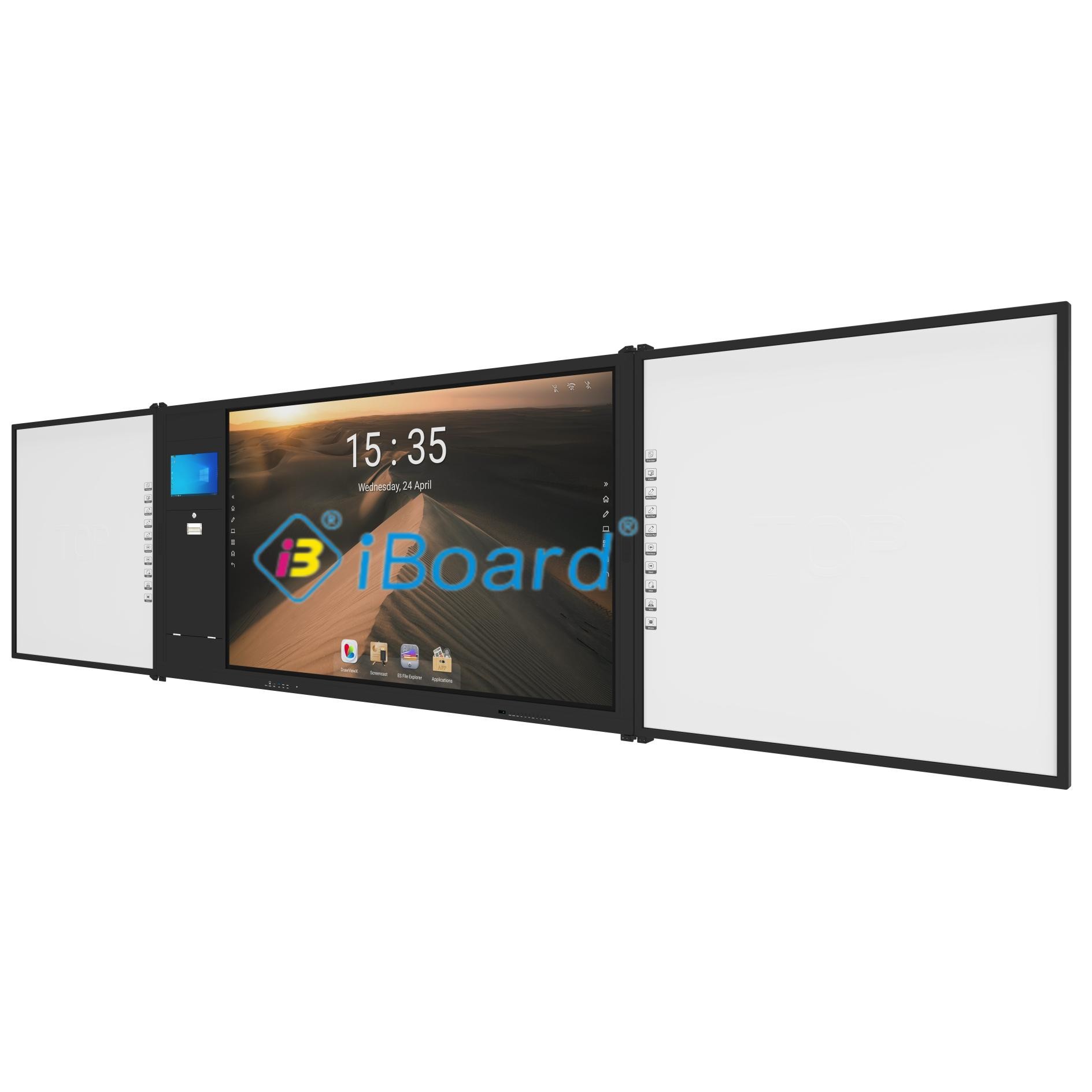 4K Ultra HD Interactive Whiteboard With Built In Speakers On A Grade AG ...