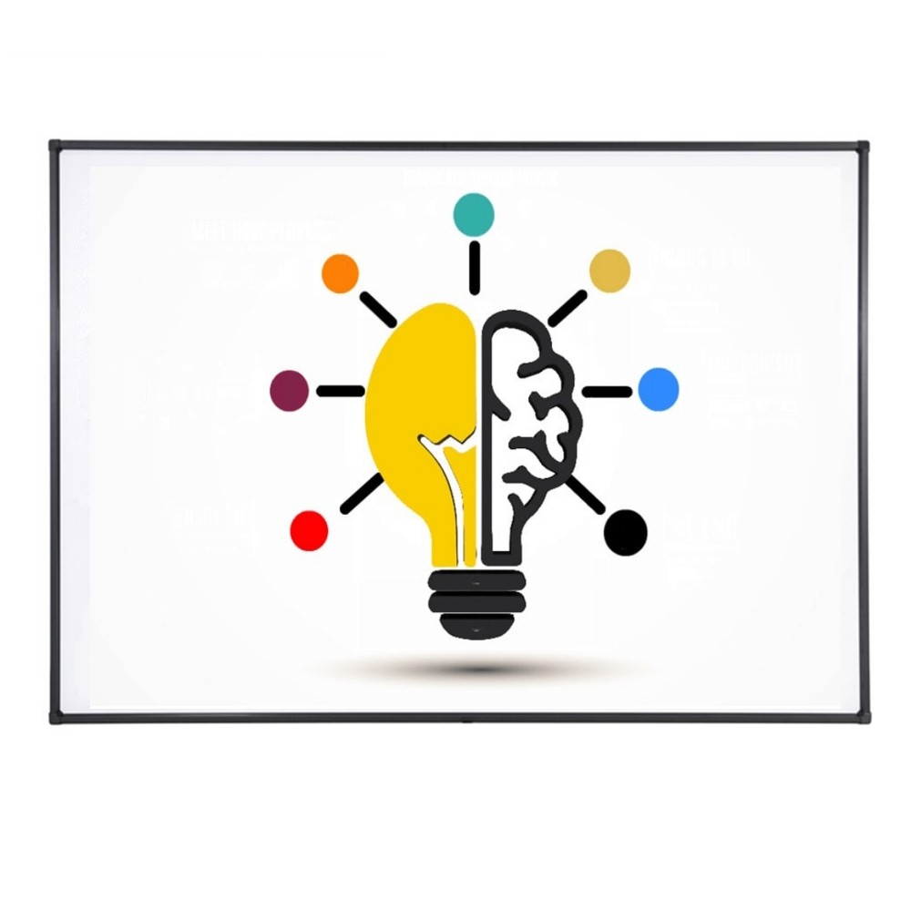 Aluminum Frame Iboard Interactive Whiteboard 90 Inch For Projector Use