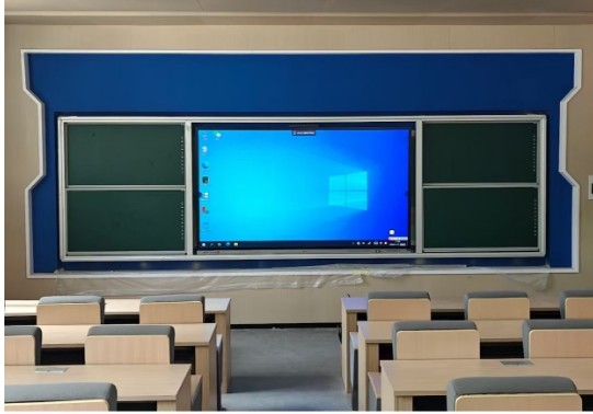 Intelligent Blackboard 86 98 Inch Large Display Android OPS Camera Mic ...