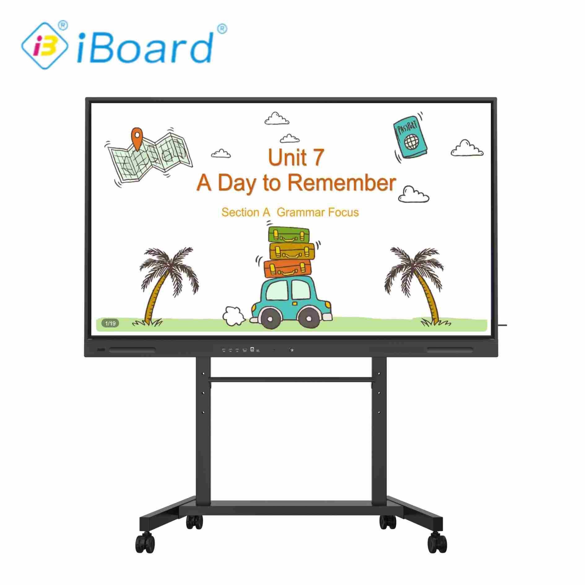 Ai Function 75 Inch 4K Resolution Interactive Flat Panel Smart TV with New Android System ...