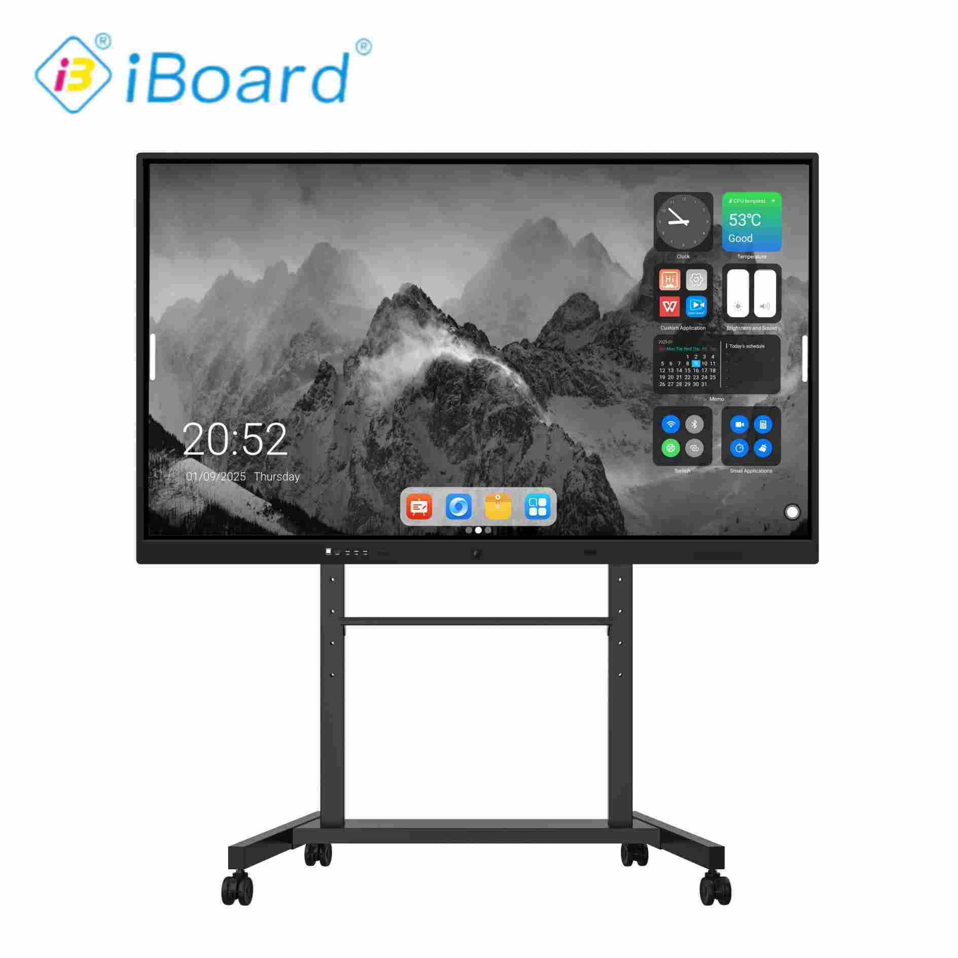 98 Inch Iboard Interactive Whiteboard With 4GB Android Memory