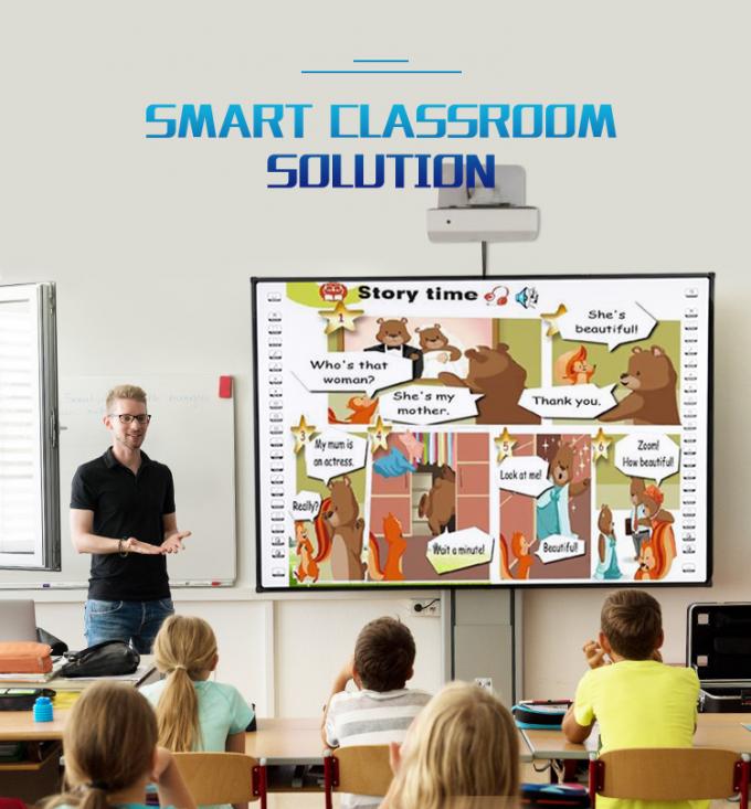 USB3.0 Interactive Displays Classroom , 96'' Touch Screen Classroom Board
